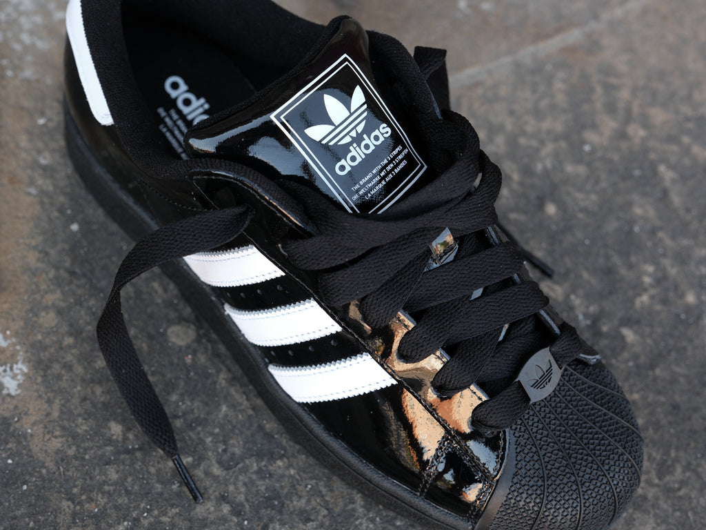 Adidas Superstar II Patent Leather 'Core Black/White' -Originally $100 ...